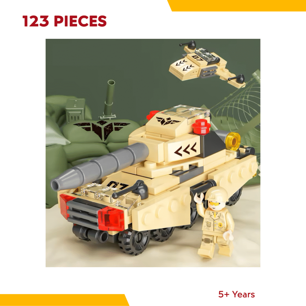 Tank Team 6in1 Lego Set - Puzzle Craft